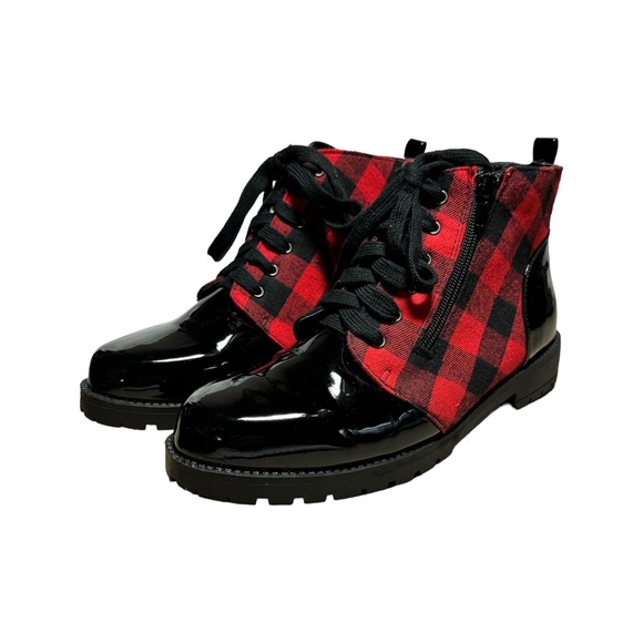 Angel Steps | Shoes | Angel Step Paten Leather With Buffalo Plaid ...